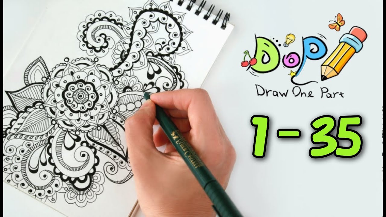 DOP:Draw One Part/ Dibuja una parte - Solución/Solutions Levels 1- 35 ...