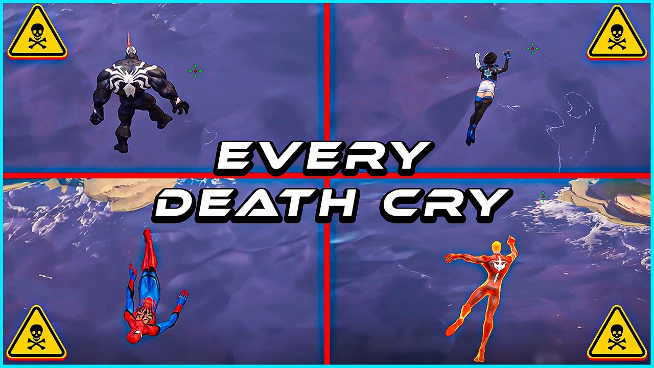 MARVEL RIVALS - WHO has the BEST Death CRY 🔊 ??? - YouTube
