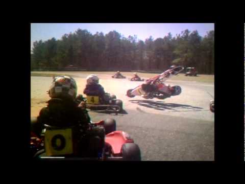 Go Kart Flip & Crash - YouTube
