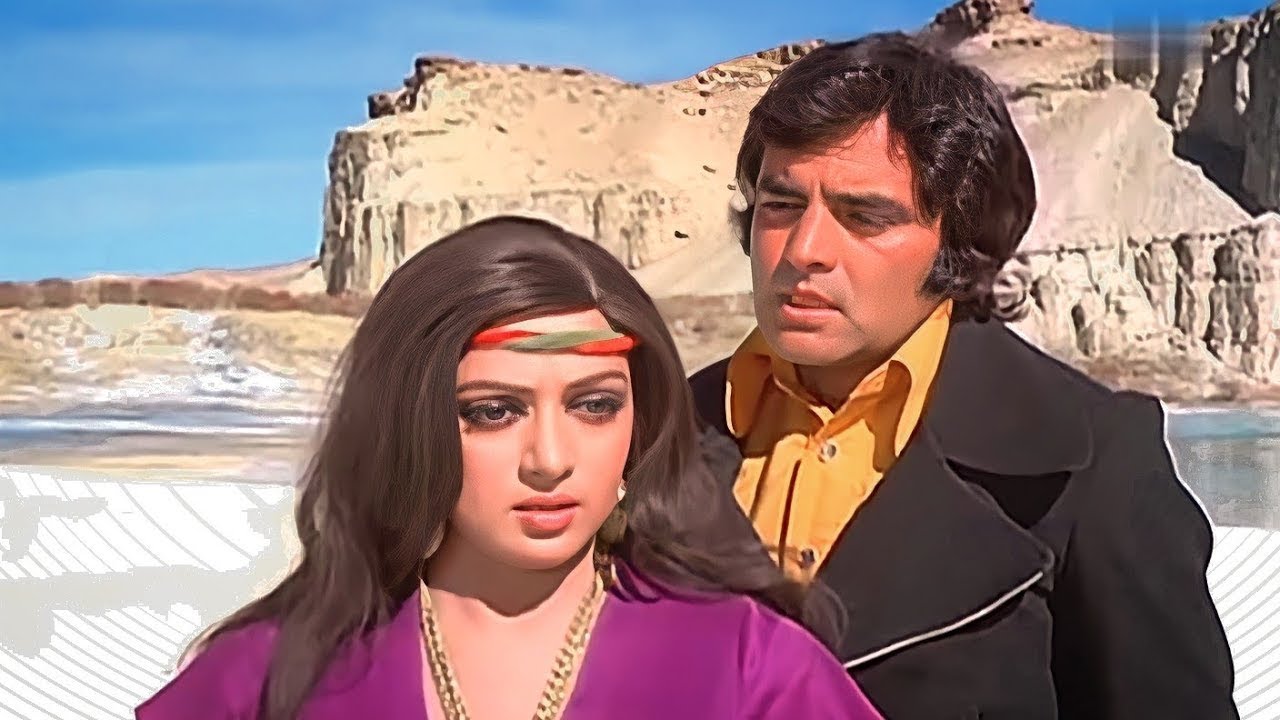 Tere Chehre Mein Woh Jaadu Hai ((Dharmatma 1975)) Feroz Khan, Hema ...