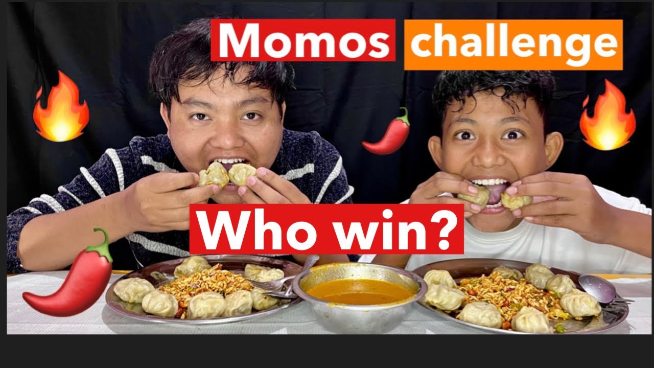 Momos challenge | momos eating | eating challenge - YouTube