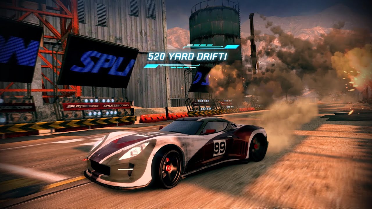 Split/Second Ryback Javelin Quarry Track Gameplay PC - YouTube