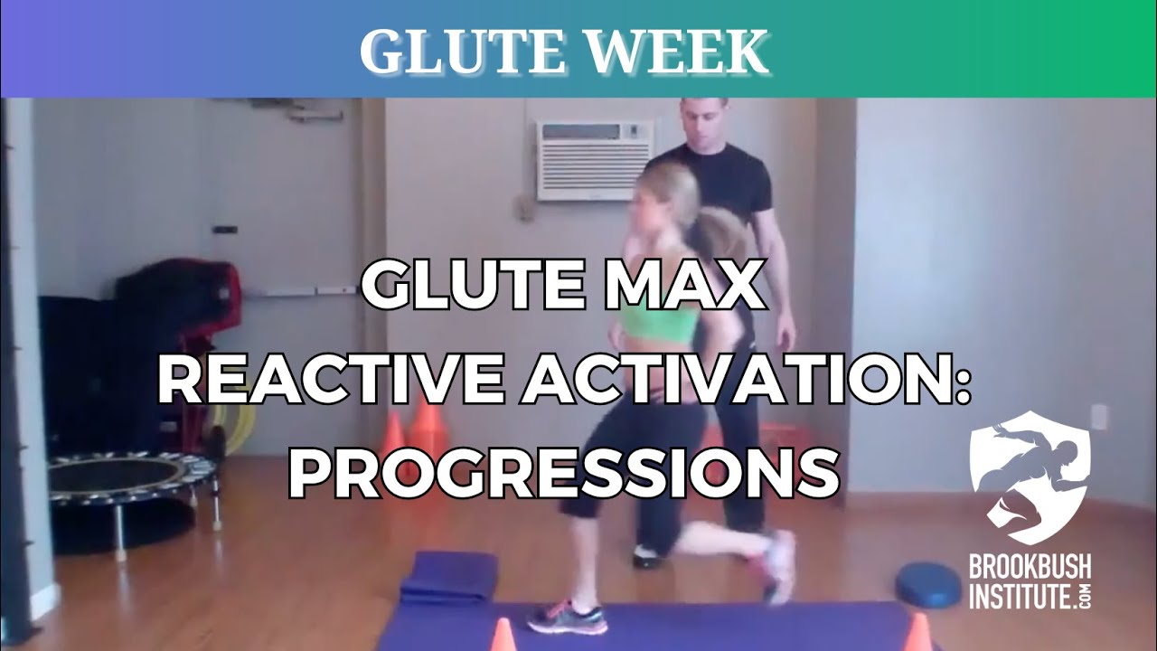 Glute Max Reactive Activation Progressions - YouTube