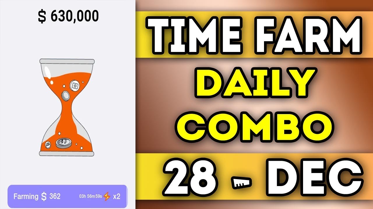 Time Farm Daily Combo 28 December| Today Time Farm Oracle Answer | Time ...