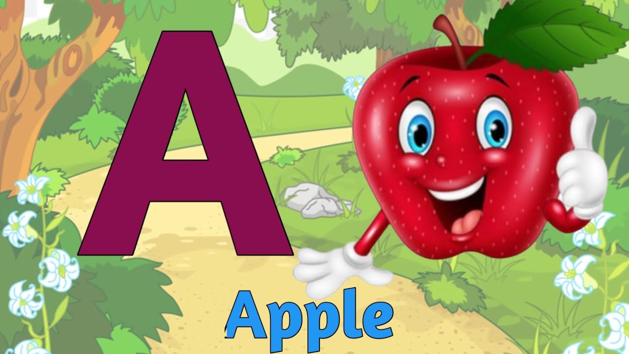 a for apple |अ से अनार |abcd alphabet |a b c d phonics |abcd song ...