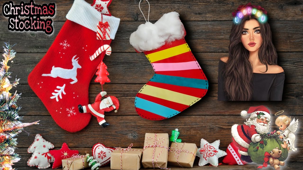 DIY Christmas paper socks | How to make Christmas paper stockings ...