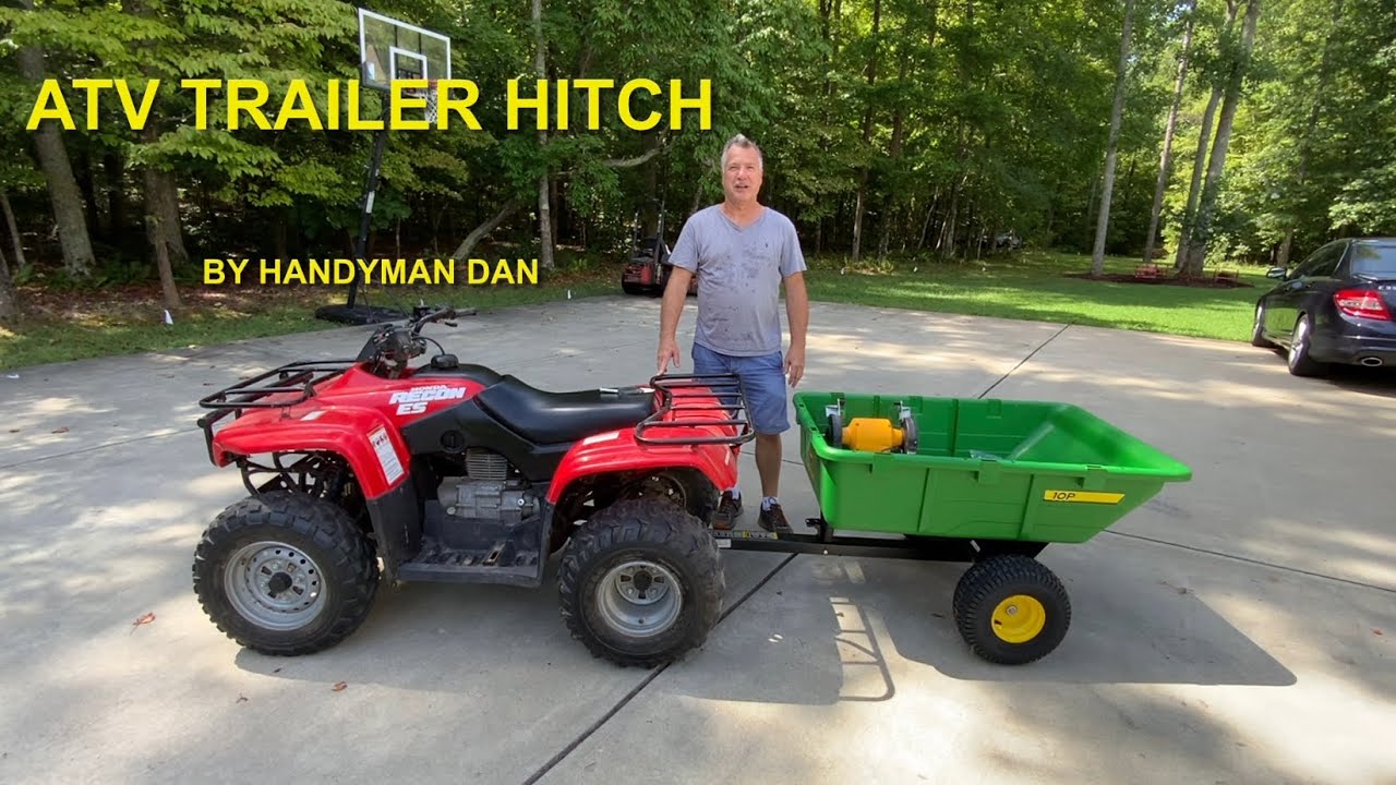 ATV Trailer Hitch - YouTube