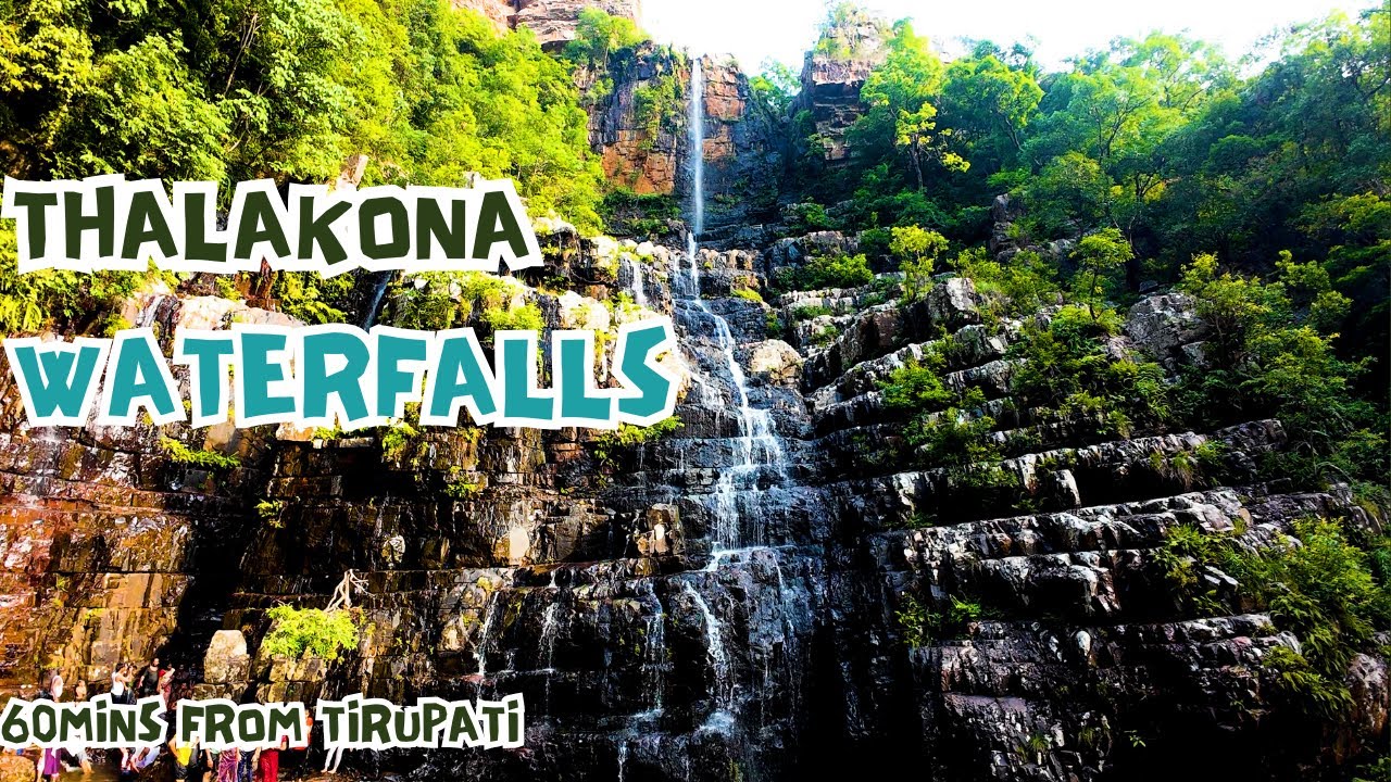 Stunning Drone Footage of Thalakona Waterfall Near Tirupati - Nature's ...