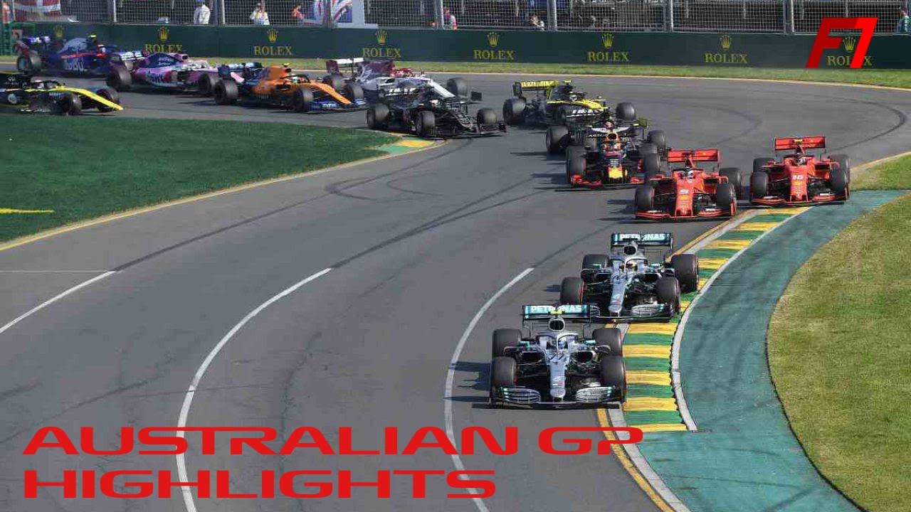 F1 2020 Australian Grand Prix: Race Highlights - YouTube