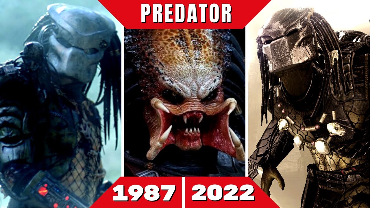 The Evolution of Predator 1987-2022 (prey hulu) - YouTube