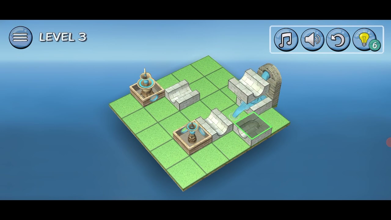 Flow Water Gameplay Level - 3 - YouTube