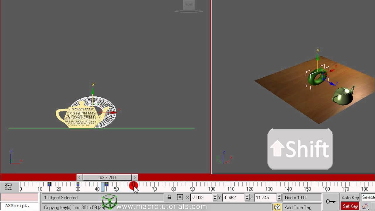 3D Studio Max - Tutorial - Como hacer una simple animación | Lo basico acerca de la animación 3D ...