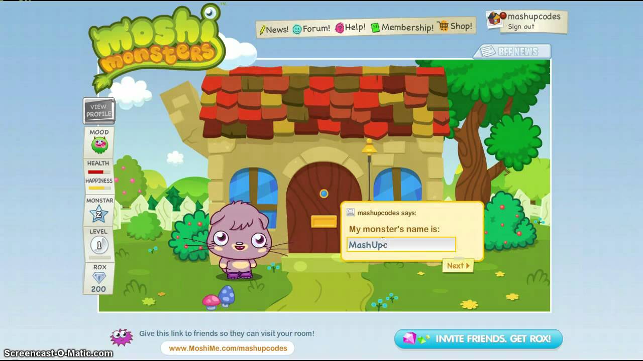 Moshi Monsters Creating Your Moshi Monster! - YouTube