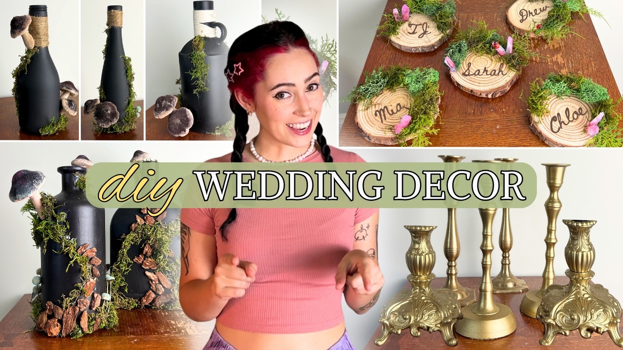DIY and Thrifted High-Fantasy Wedding Decor! | Table Decor ...