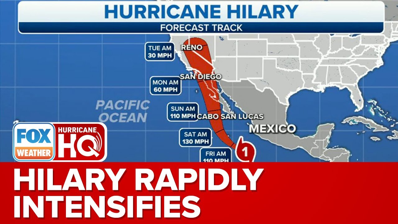 Hilary Rapidly Intensifies Into Hurricane, Could Bring 'Significant ...