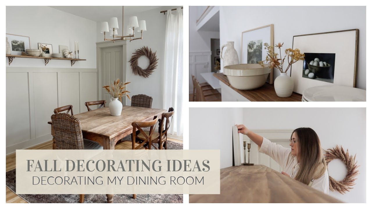 DECORATING FOR FALL 2023 | FALL DECORATING IDEAS + DINING ROOM ...