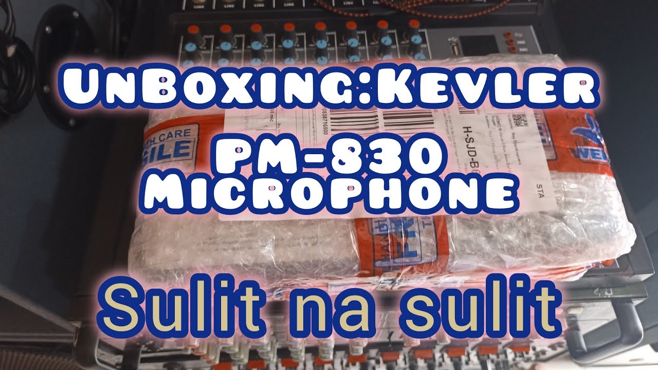 Kevler Microphone PM-830 unboxing/ sulit ba? @reyjantv - YouTube