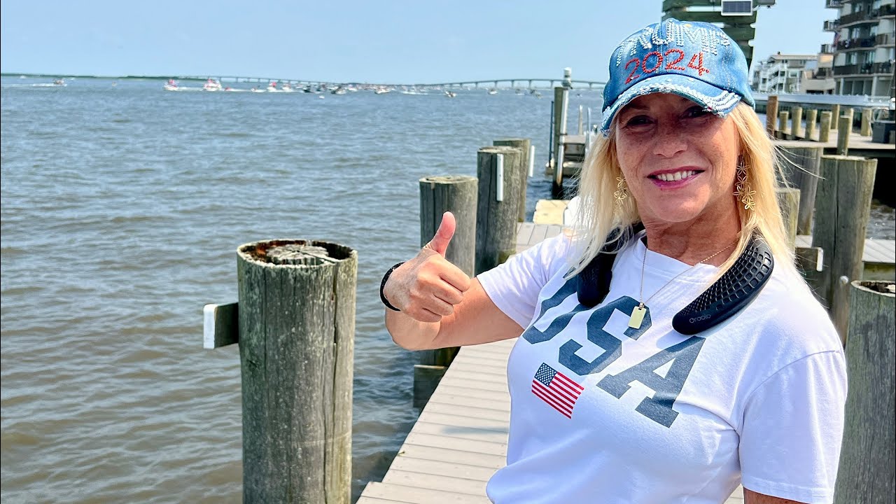 Trump 2024 Boat Parade Ocean City to Cape May New Jersey - YouTube
