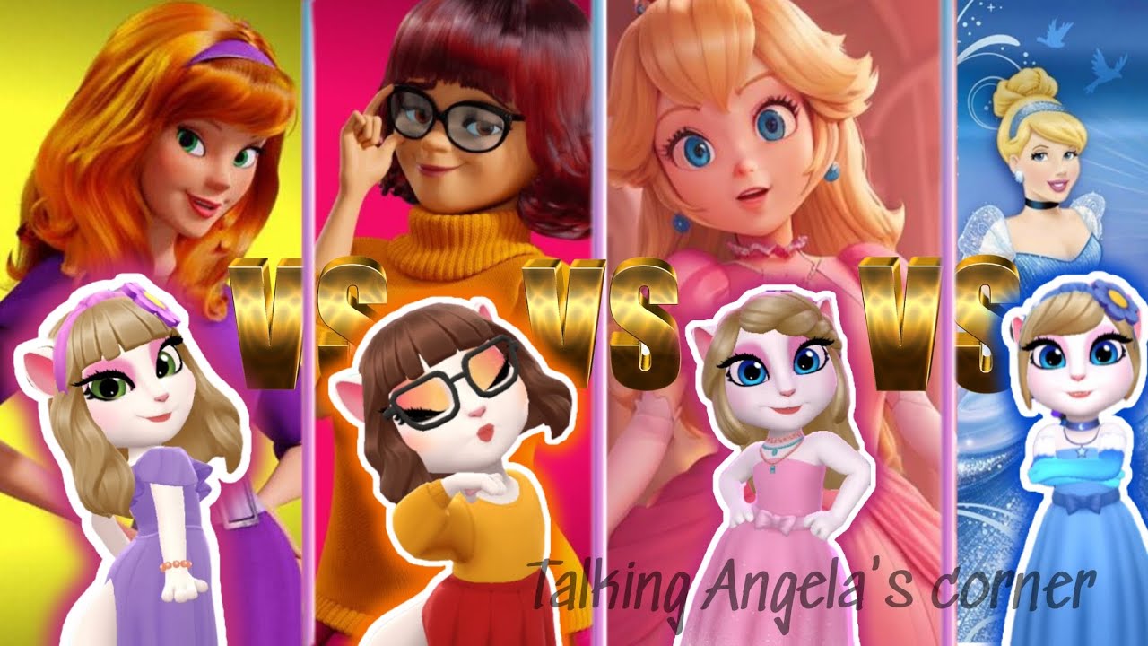 Epic Showdown: Talking Angela vs. Cinderella vs. Daphne Blake vs. Velma ...