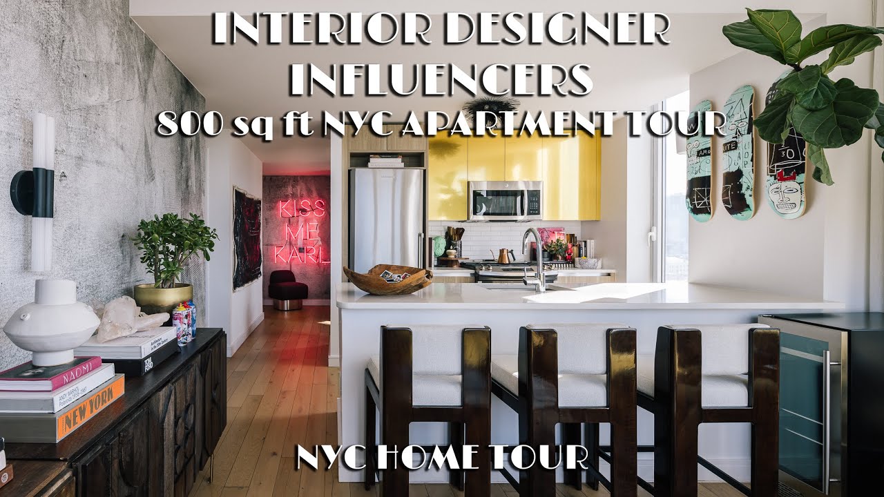 Interior Designer Alvin Waynes Modern NYC Home | 800 Sq Ft 1BR Home ...
