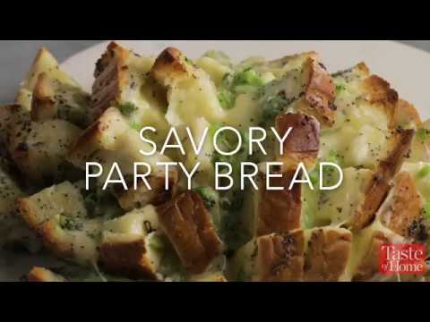 Savory Party Bread - YouTube