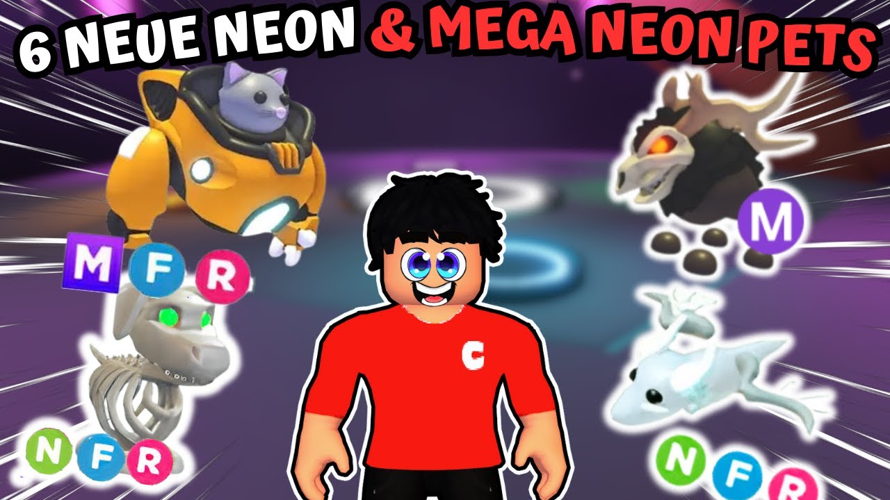 WIR MACHEN 2 LEGENDARY MEGA NEON PETS in ADOPT ME! 6 NEUE NEON PETS ...