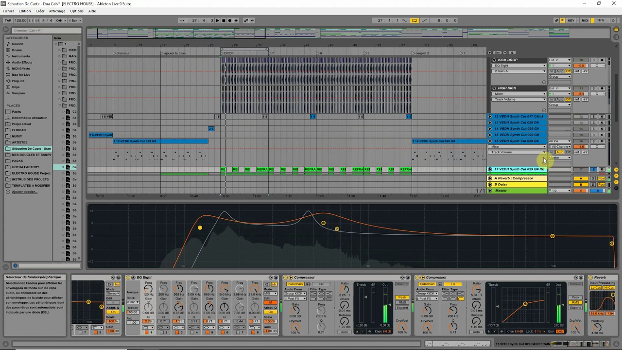 Studio Session Expliquée Ableton Mixage - YouTube
