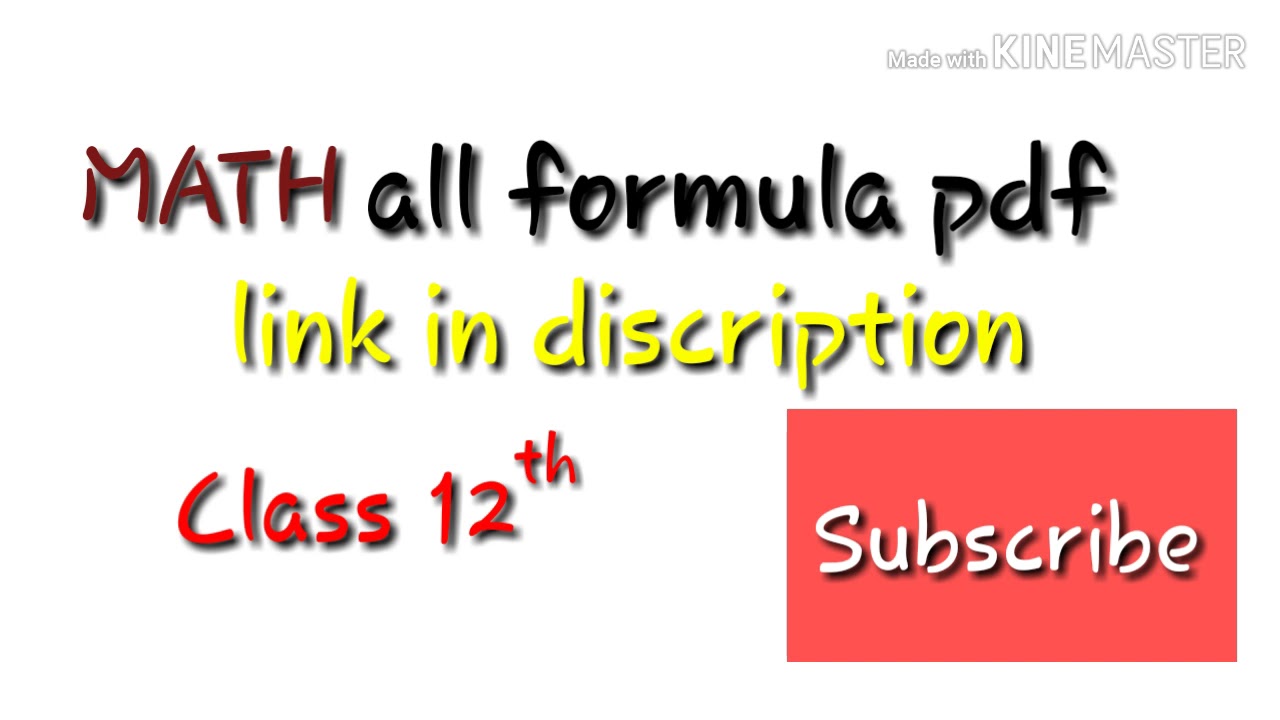 class-12-math-all-formula-link-in-discription-youtube