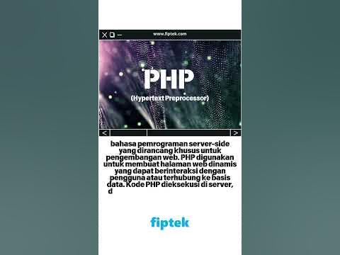 PHP (Hypertext Preprocessor) #fiptek #technology #computer #hypertextpreprocessor #php #language ...