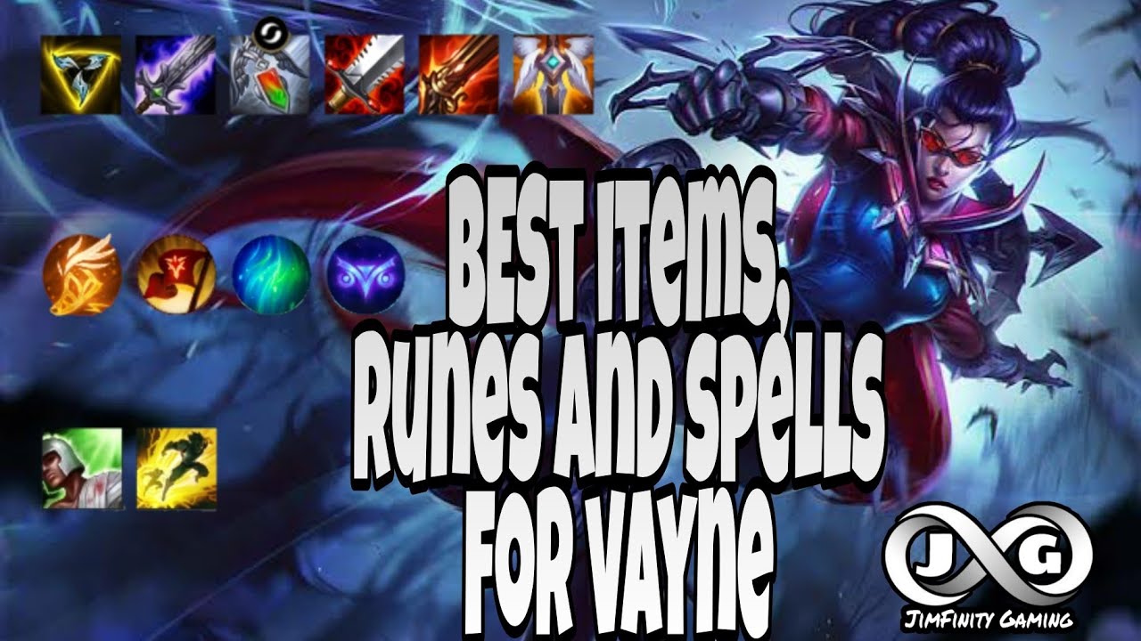 BEST ITEMS,RUNES and SPELLS for VAYNE | LOL:WR | CLOSED BETA TEST 2020 ...