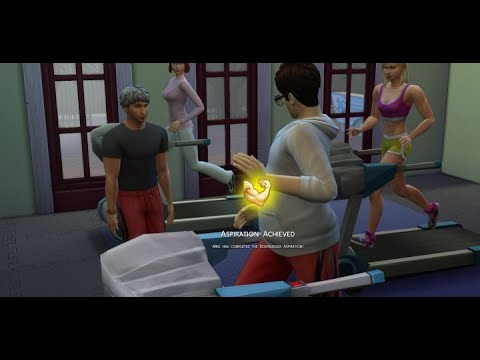 Completing the Bodybuilder Aspiration on The Sims 4 - YouTube