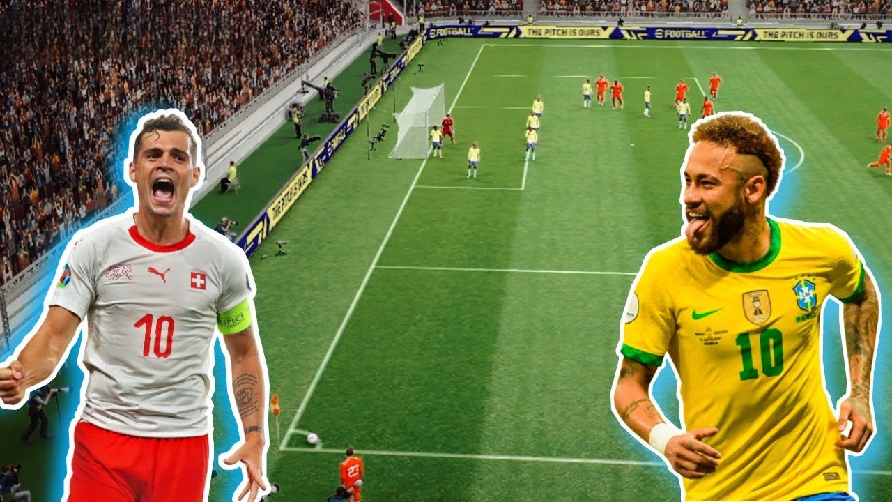 Brazil vs Switzerland efootball friendly video game @play_efootball ...