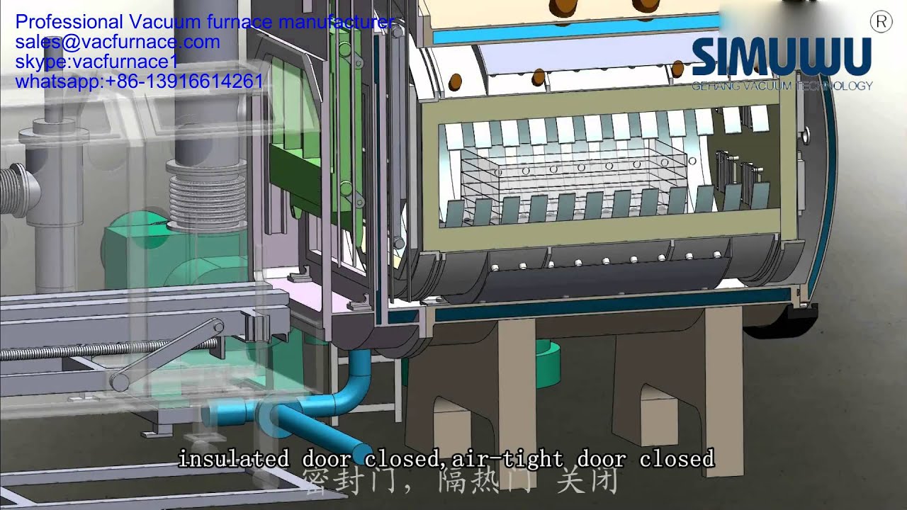 glove box vacuum sintering furnace - YouTube