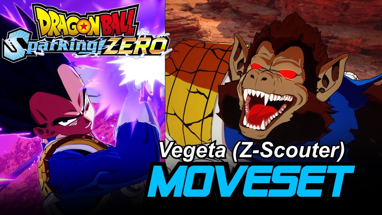 Vegeta (Z-Scouter) Moveset - DRAGON BALL: Sparking! ZERO | Japanese ...