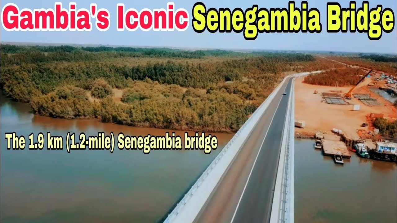 Trans Gambia Bridge: Drive Through Soma to Farafenni: Senegambia Bridge ...