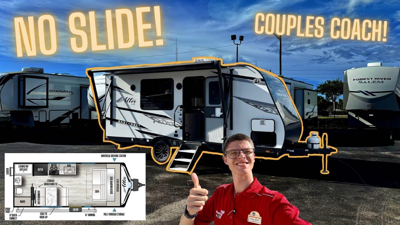 Best No-Slide Couples RV in 2026? | Alta 1600MRB Full Tour - YouTube