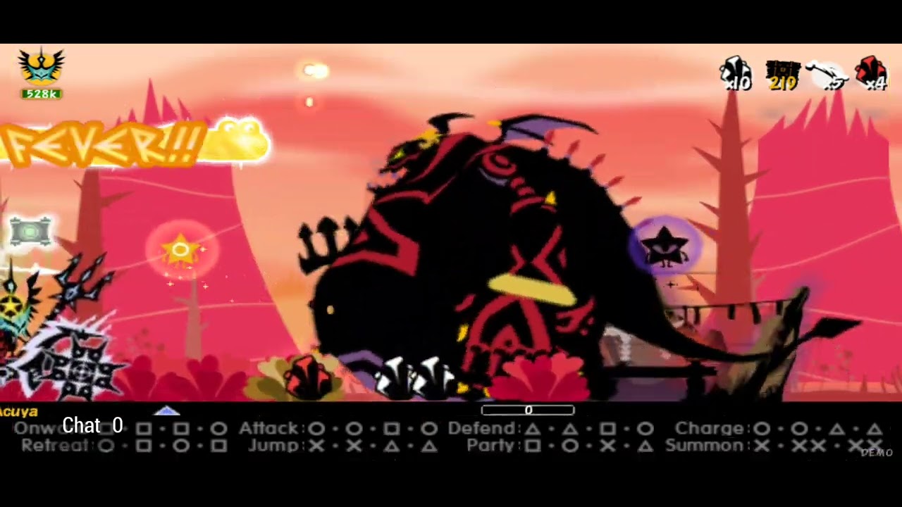 Patapon 3 Overhaul Demo - Charibasa Solo - Lv. 100 Hoshipon Convention ...