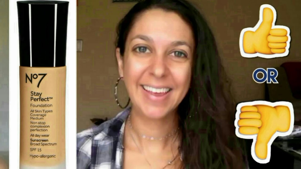 First Impression: Drugstore No7 Stay Perfect Foundation Review - YouTube