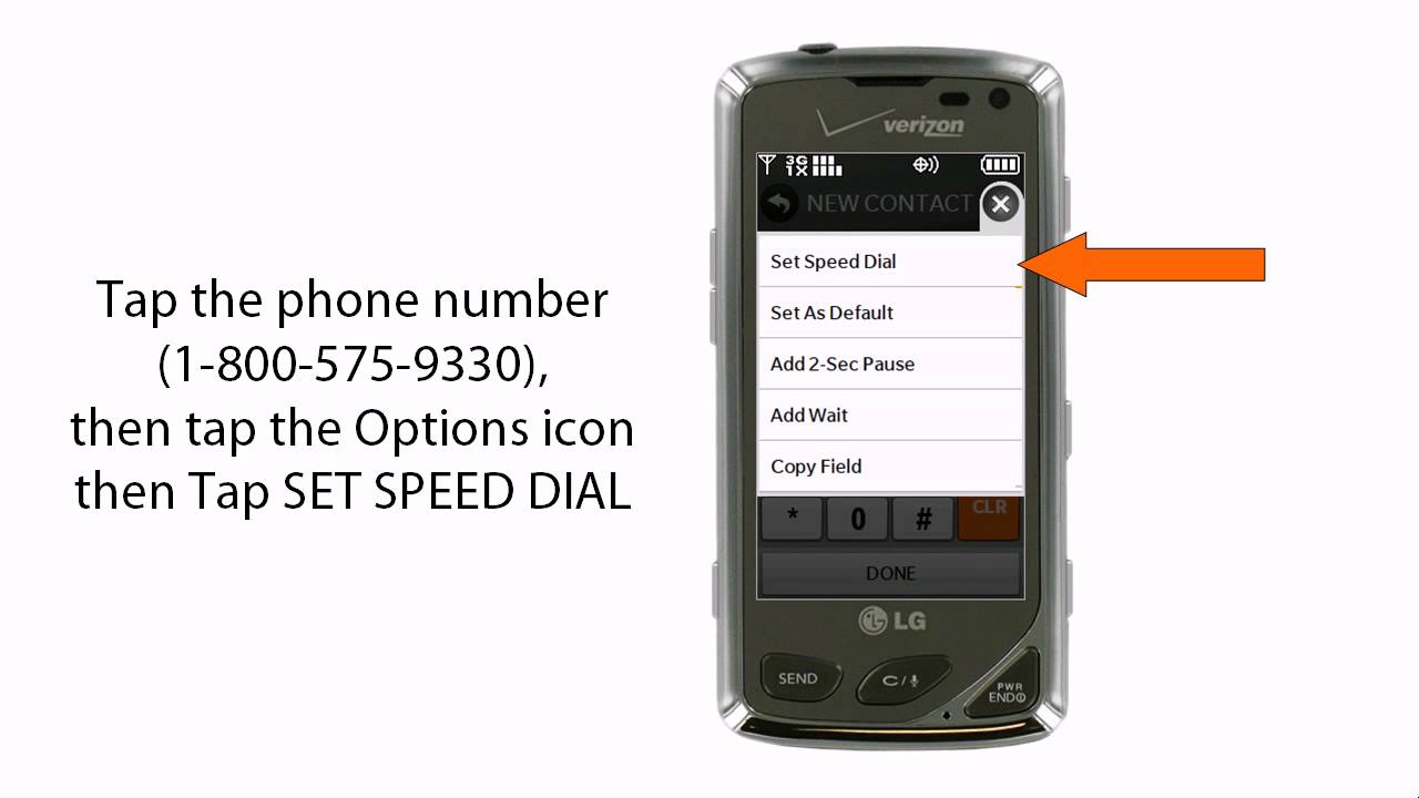 How to set up Press4 on your LG VX8575 ChocolateTouch - YouTube