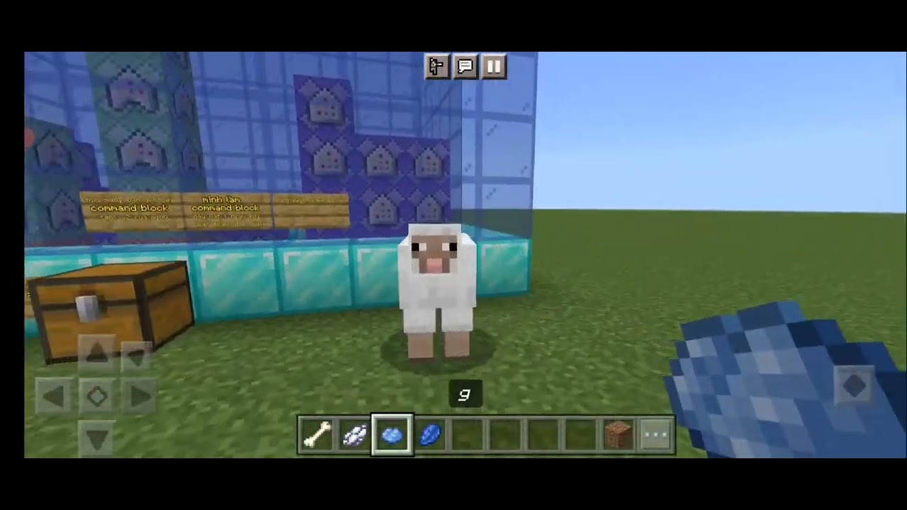 #3 minecraft: mình đã hoàn thành command block sans v2 minecraft pe ...