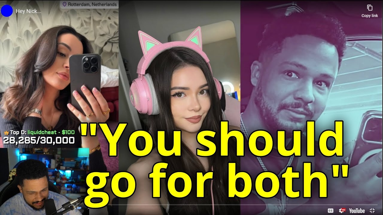 Nick reacts to "why not both" fan vid - YouTube