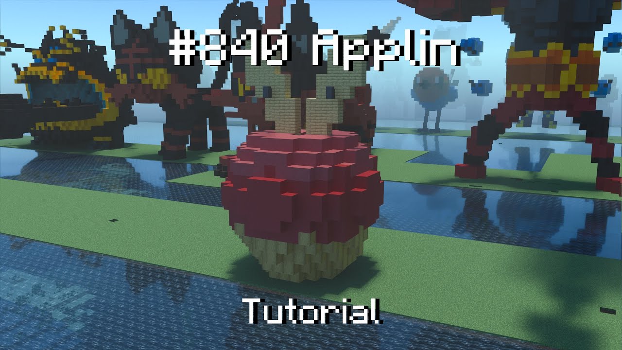 How to build a Pokémon Applin statue in Minecraft (Tutorial) - YouTube