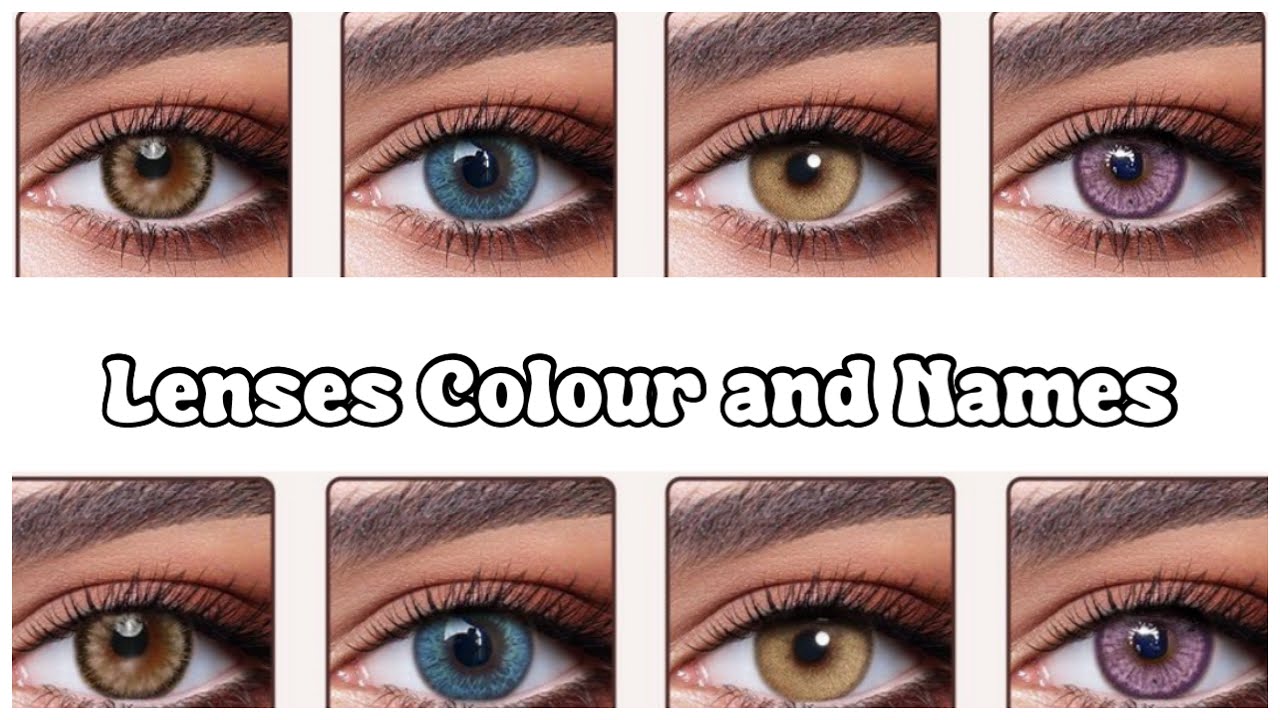 Beautiful And Trendy Lenses Shade With Names || Top 10 latest Lenses ...