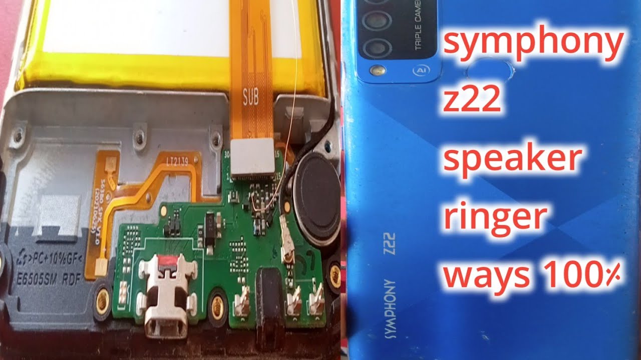 china symphony z22 speaker ringer jumper Solution - YouTube