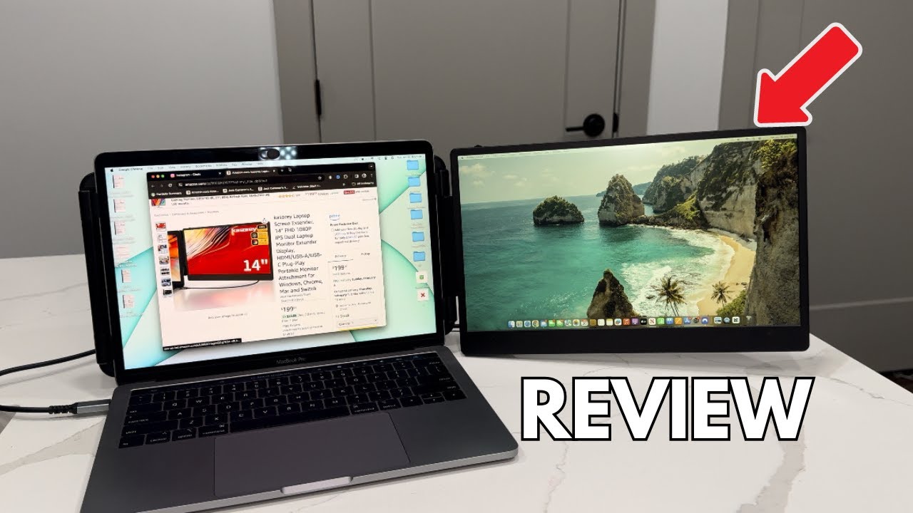 kasorey 14" Laptop Screen Extender - Full Review - YouTube
