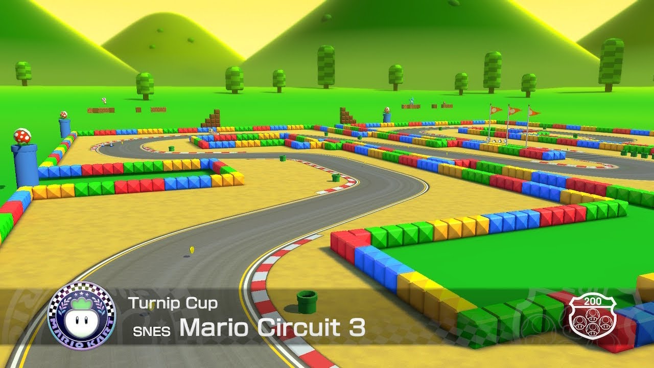 SNES Mario Circuit 3 PB 200cc [1:11.496] - YouTube