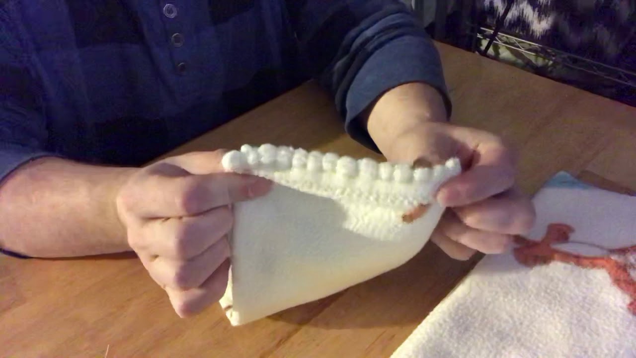 How to make reusable pads or cloth diaper inserts - YouTube