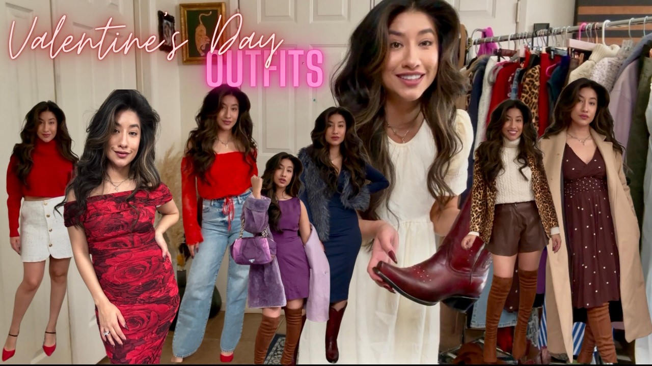 Styling Valentine's Day outfits, because I have no idea what to wear ...