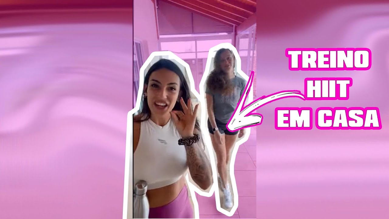 TREINÃO HIIT QUEIMA GORDURA COM PESO CORPORAL EM CASA | ALINE ...