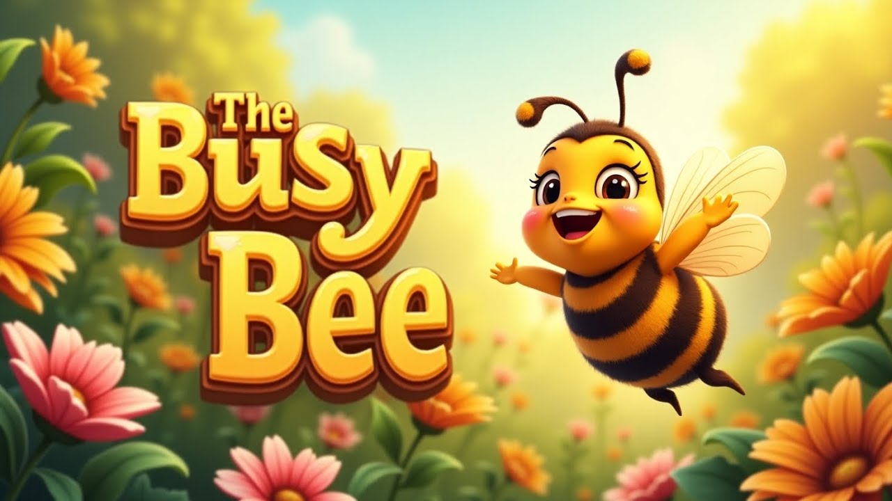 The Busy Bee Poem | Bee Story | Kids Rhymes - YouTube